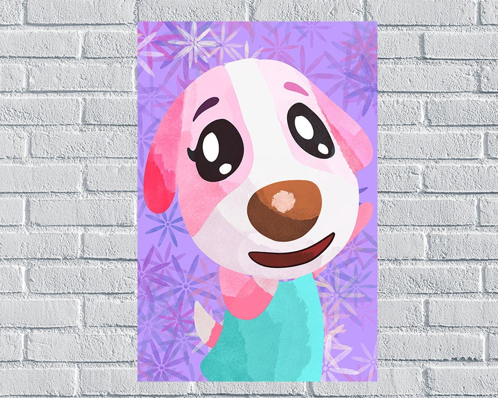 POSTER COOKIE Animal Crossing New Horizons Harv's Island Villager ...