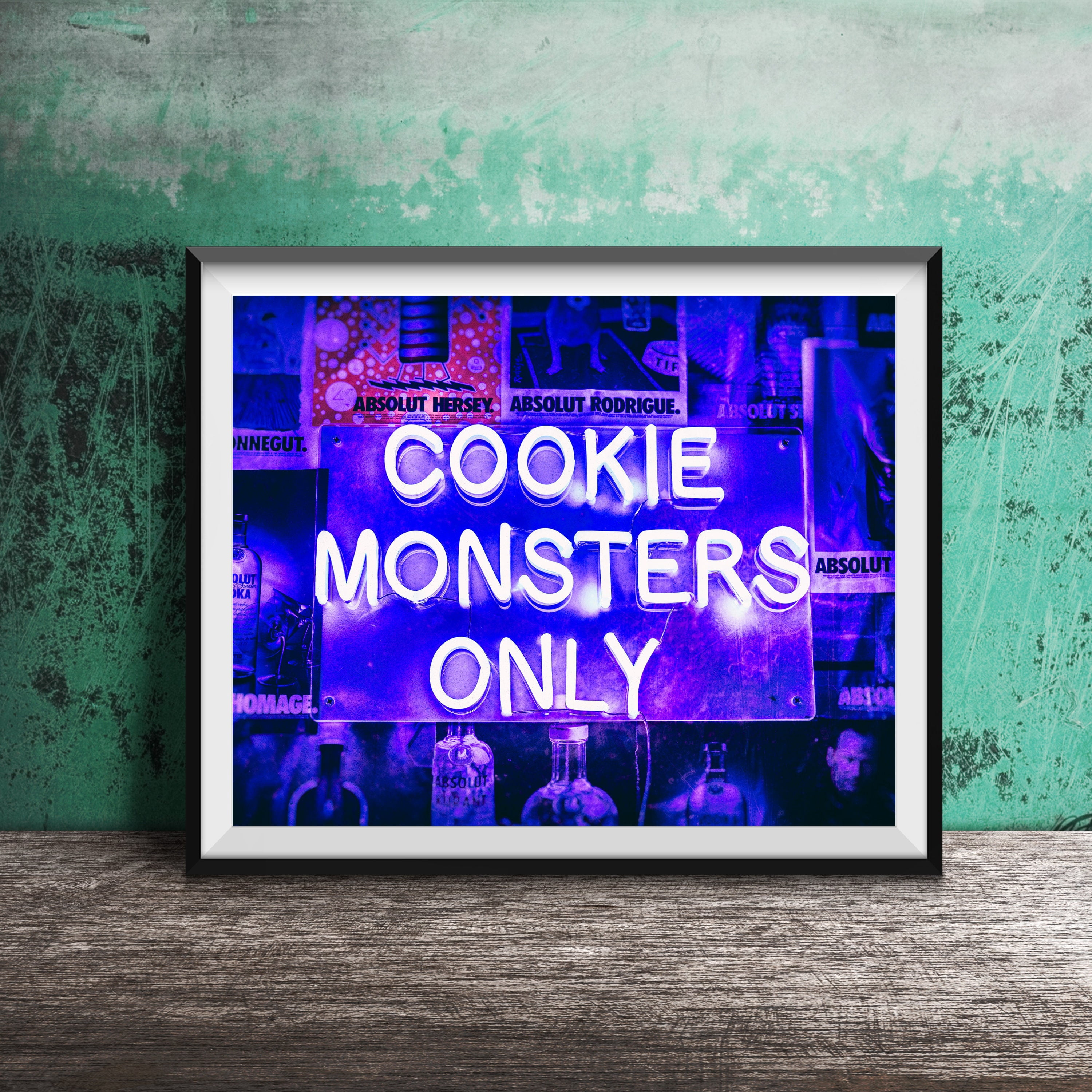 POSTER COOKIE MONSTER - Cookie Monsters Only - Photography Print ...