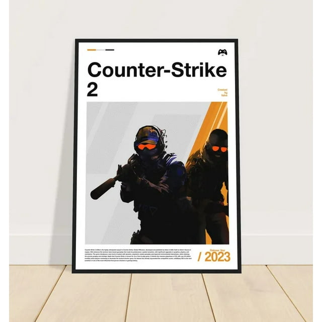 POSTER CS2 Gaming Poster, Counter-Strike 2 Poster, CS2 Wall Art, Gamer ...