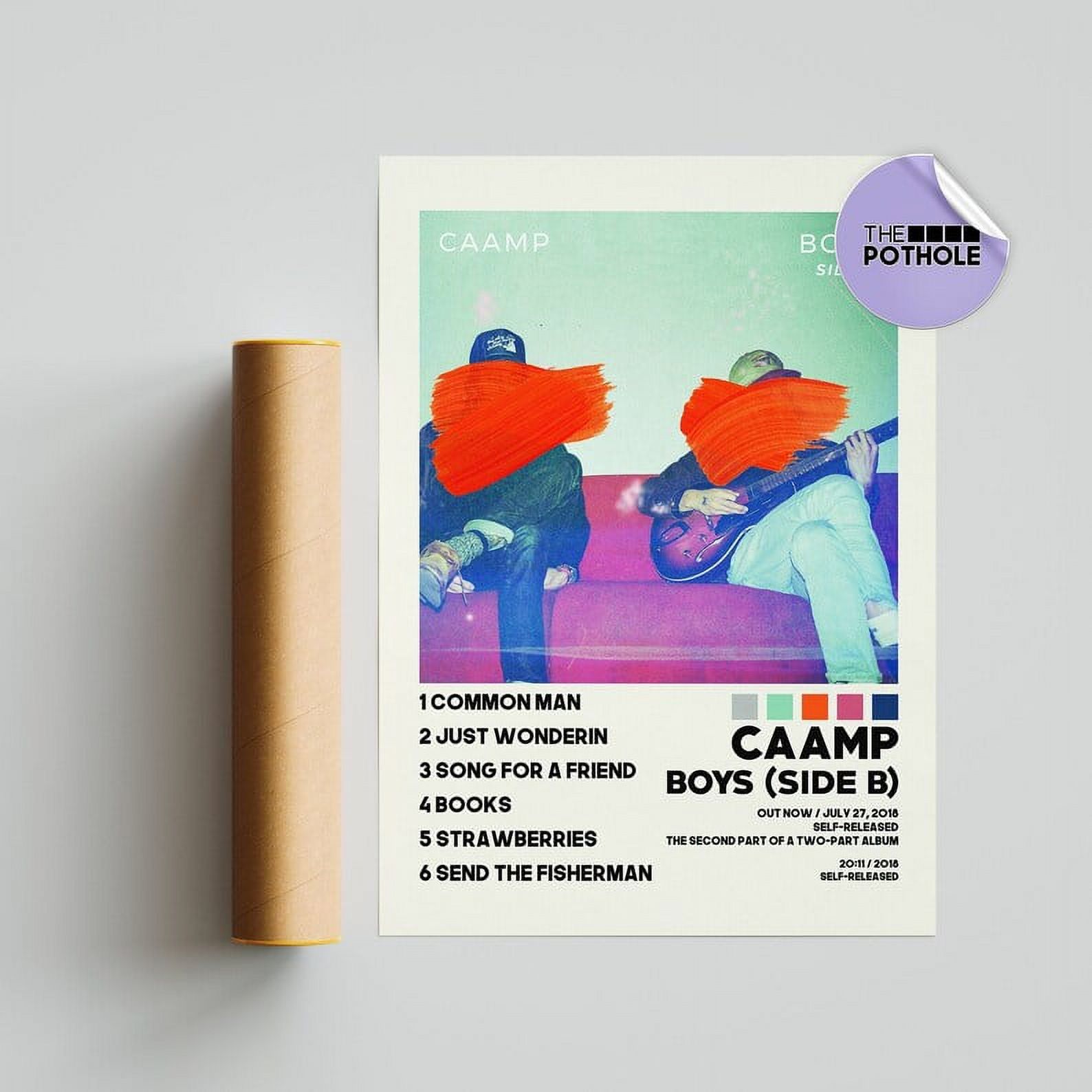 POSTER Caamp Posters, Boys (Side B) Poster, Caamp, Boys (Side B) Album ...