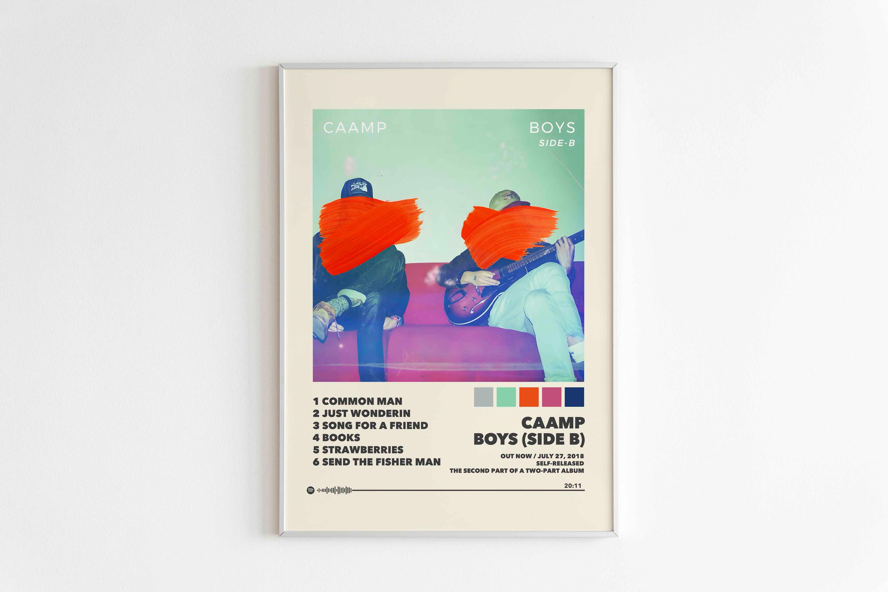 POSTER Caamp Posters, Boys (Side B) Poster, Caamp, Boys (Side B) Album ...