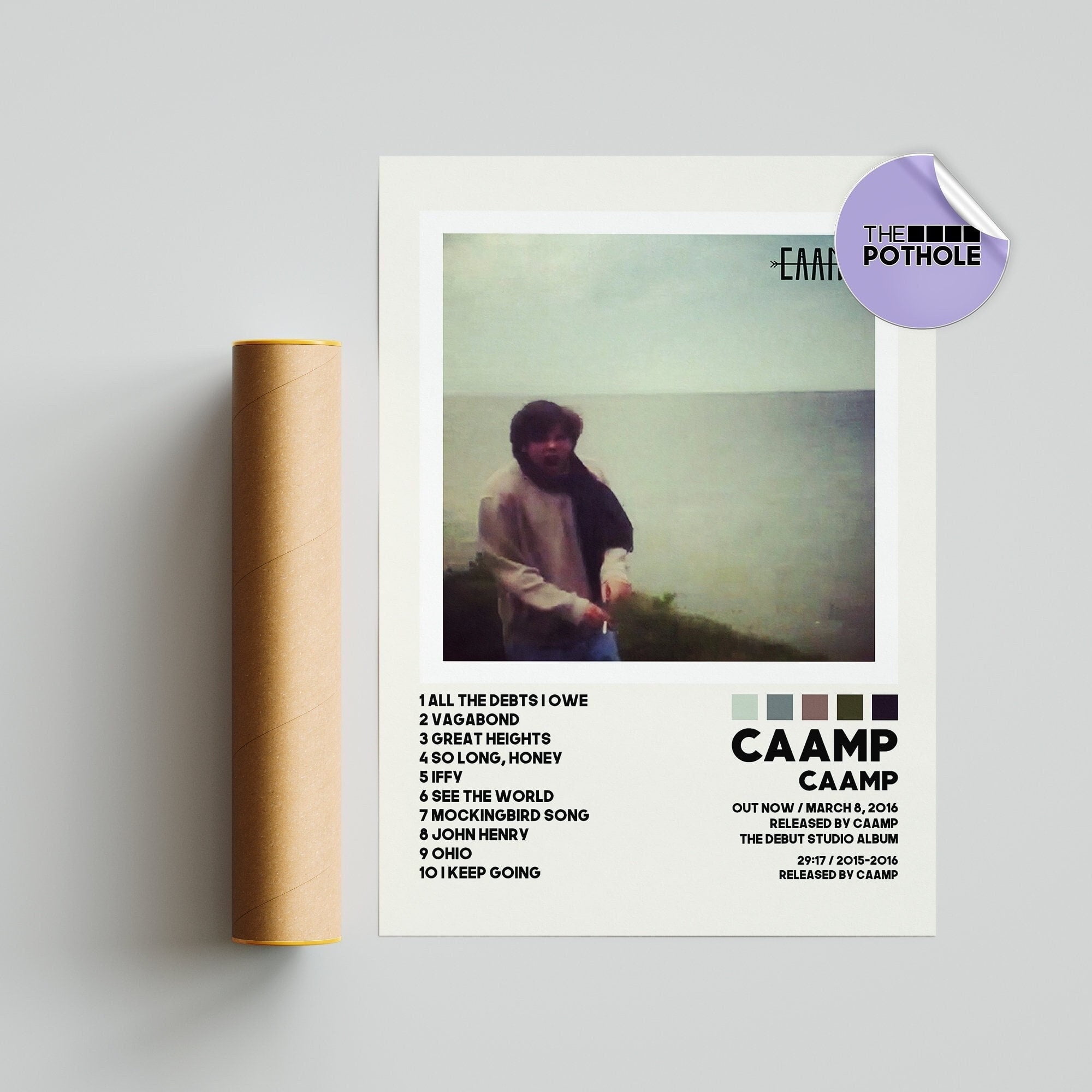 POSTER Caamp Posters, Caamp Poster, Caamp, By and By Album Cover Poster ...