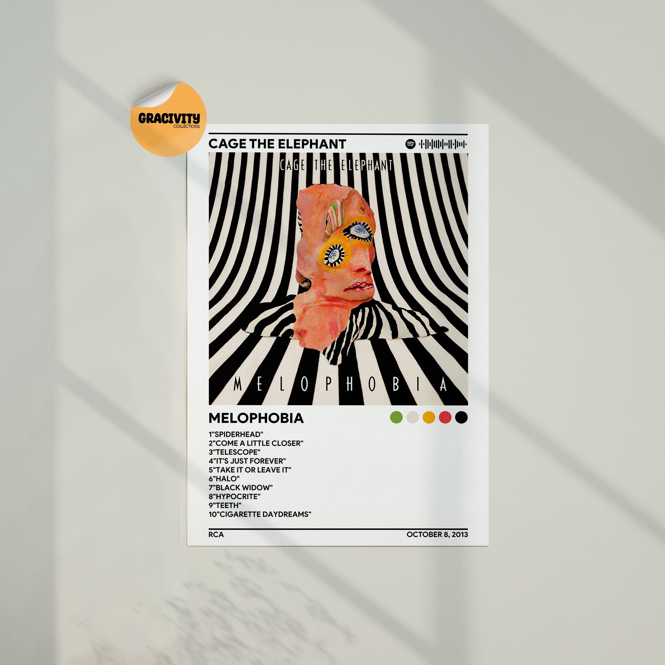 POSTER Cage The Elephant - Melophobia / Album Poster / Wall Art / Home ...