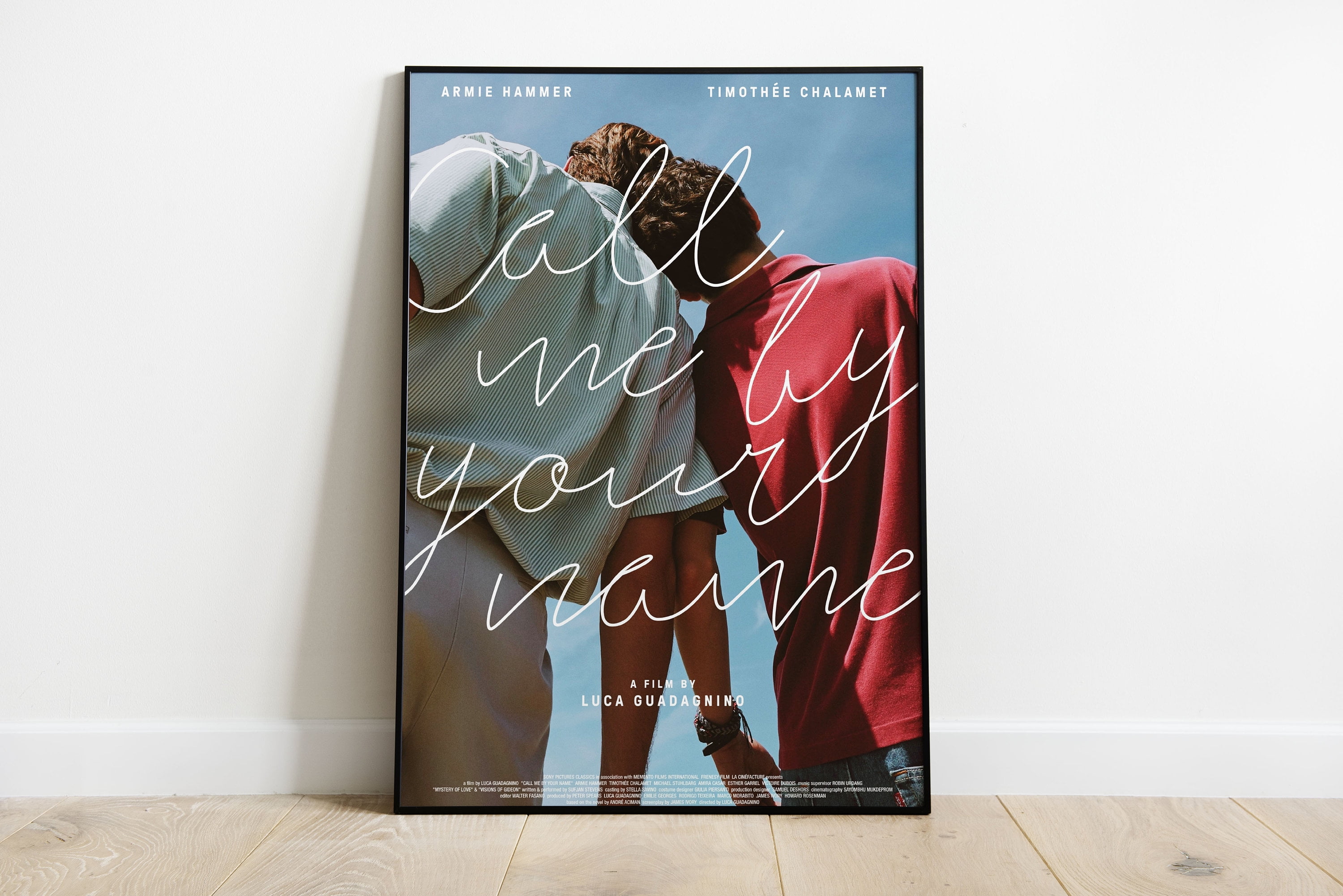 POSTER Call Me by Your Name Poster Armie Hammer TimothÃ©e Chalamet Drama Film Wall Print Art ...