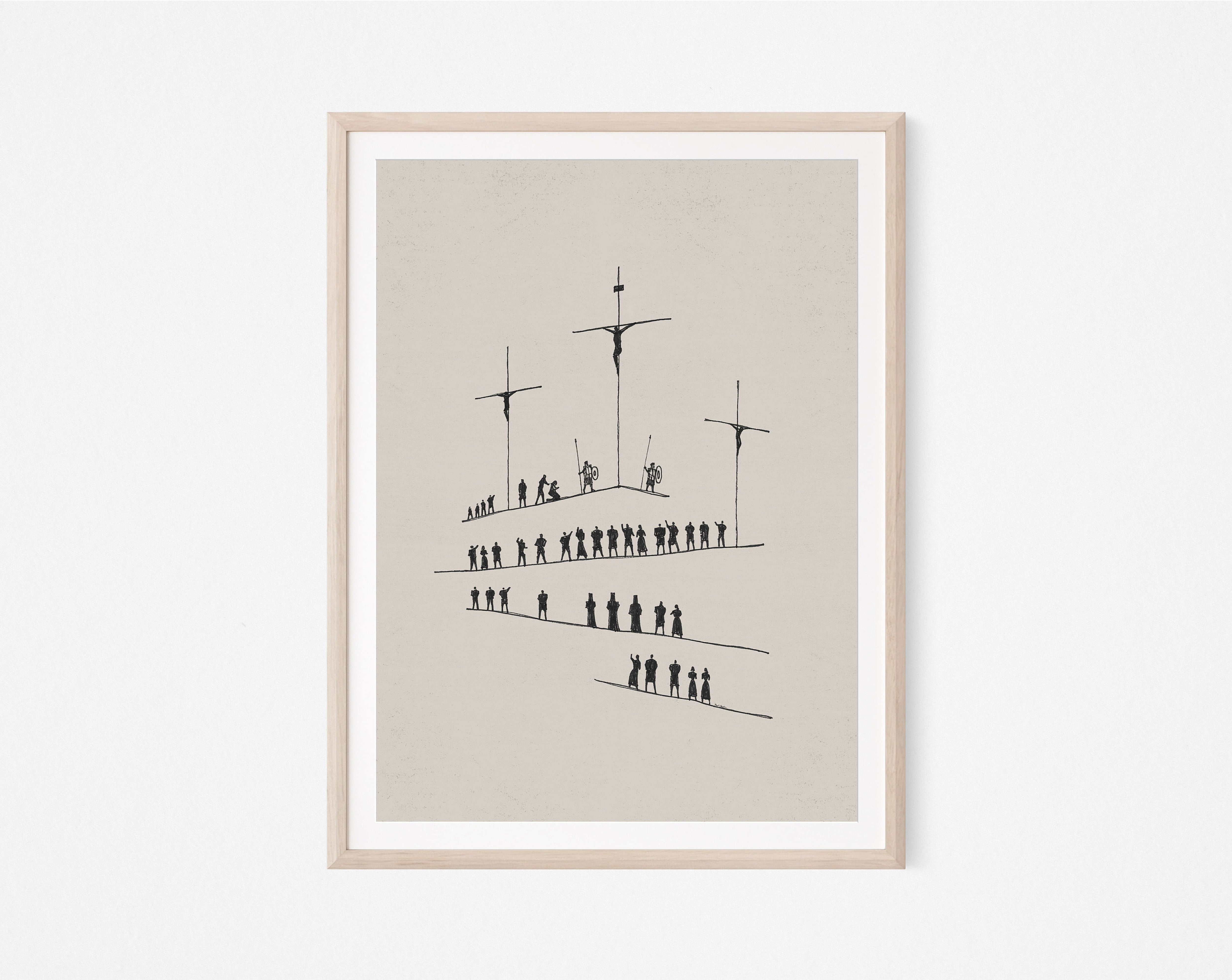 POSTER Calvary, PRINT!, Old Rugged Cross, Crucifixion, Jesus Art, Bible ...