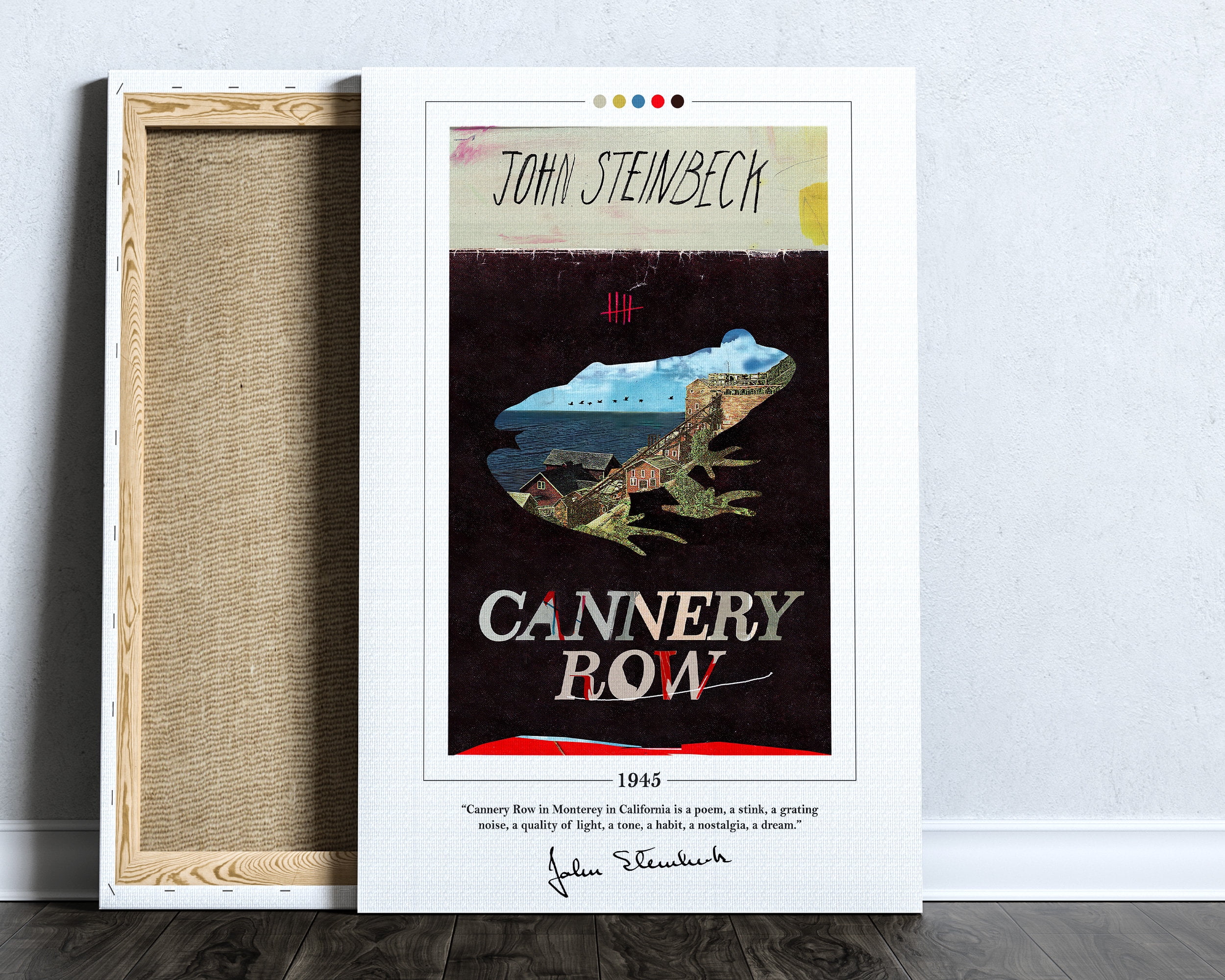 POSTER Cannery Row Book Cover Poster | John Steinbeck, Cannery Row ...