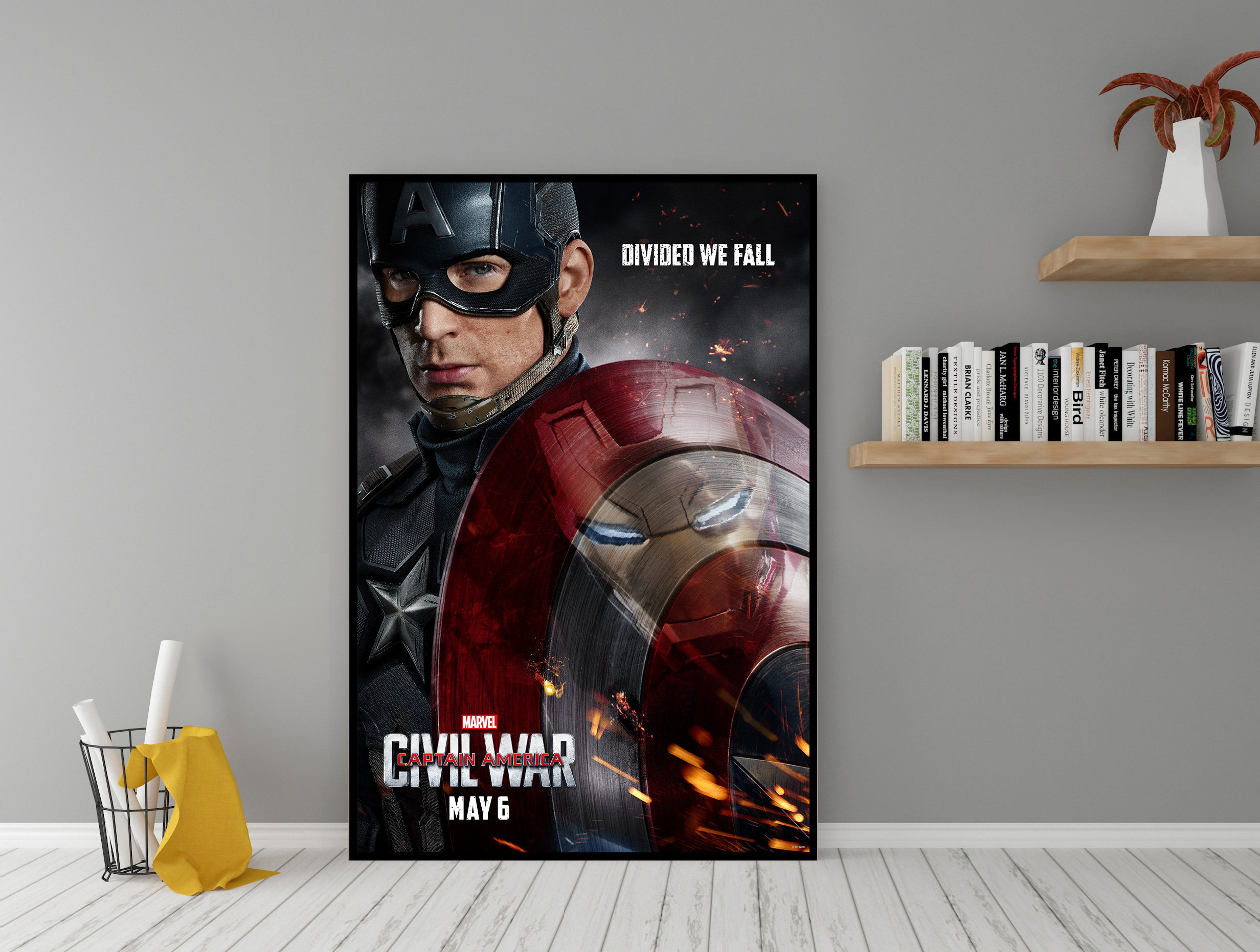 POSTER Captain America Civil War Movie Poster - High Quality Wall Art ...