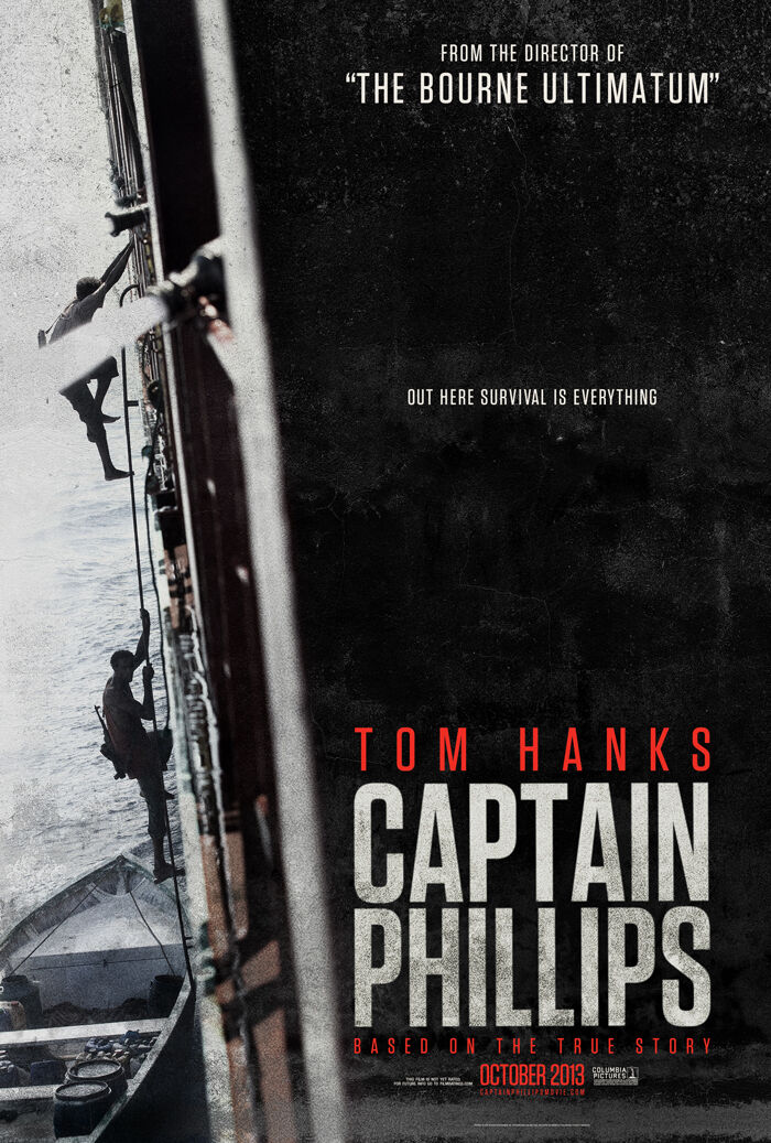 POSTER Captain Phillips - original DS movie poster Advance - Tom Hanks ...