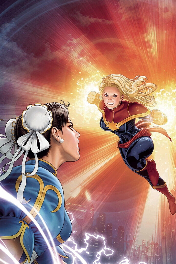 POSTER Captain and Chun Li Street Fighter Decor Wall Art Print - POSTER ...