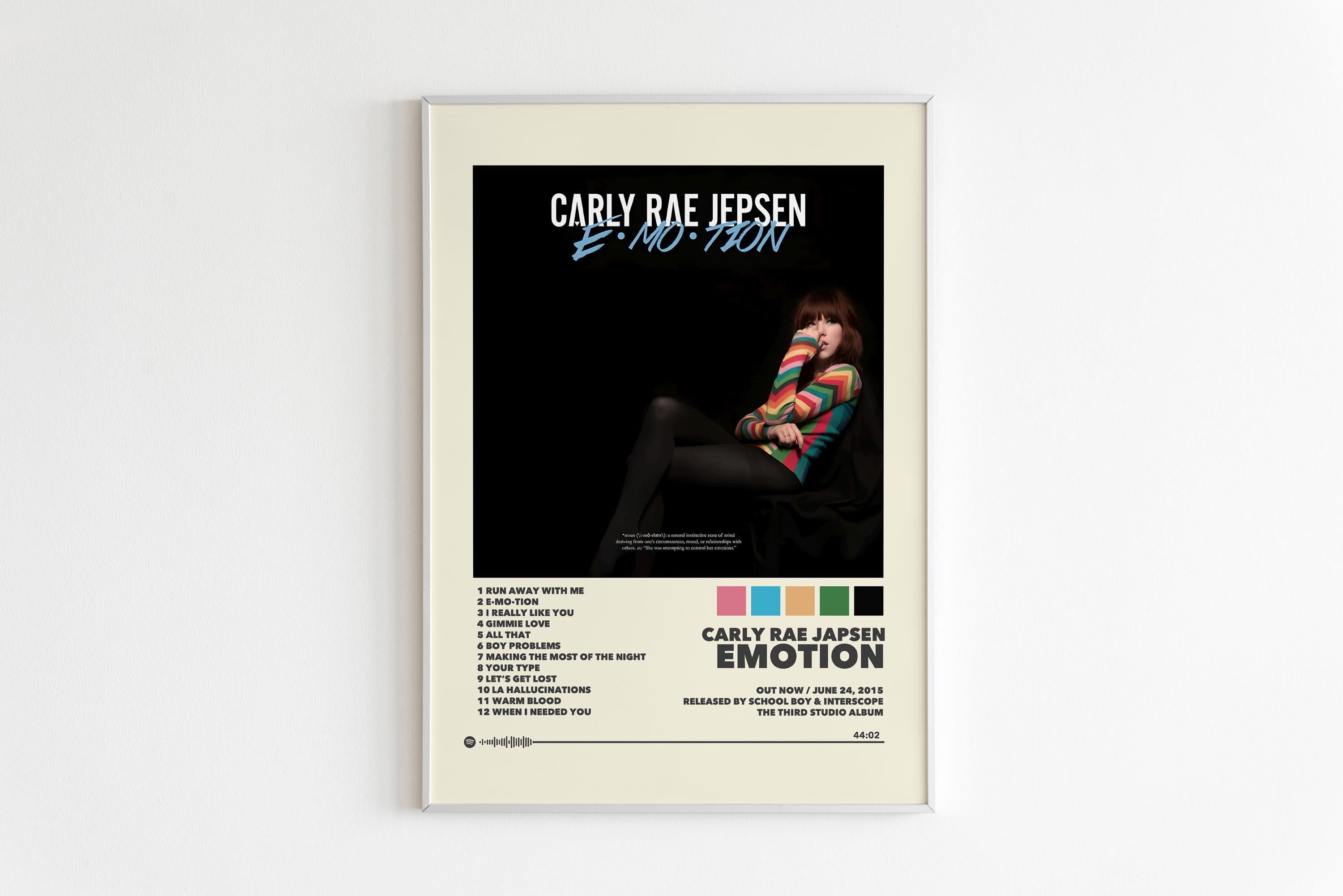 POSTER Carly Rae Jepsen Posters / Emotion Poster / Album Cover Poster ...