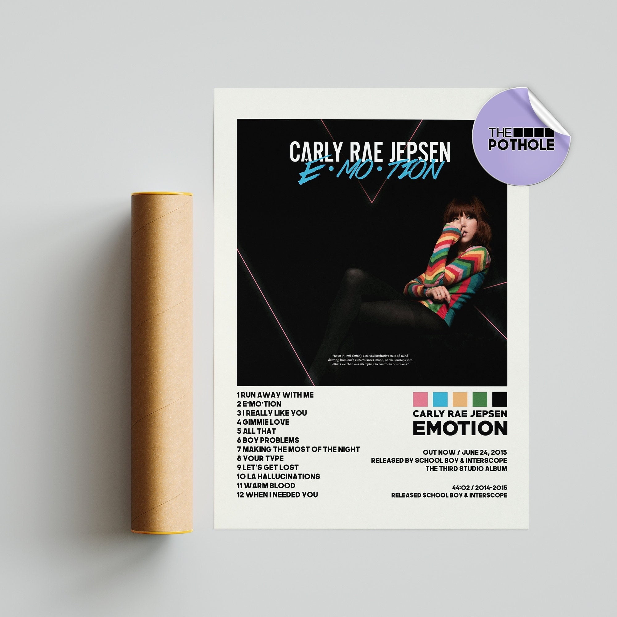 POSTER Carly Rae Jepsen Posters / Emotion Poster / Album Cover Poster ...