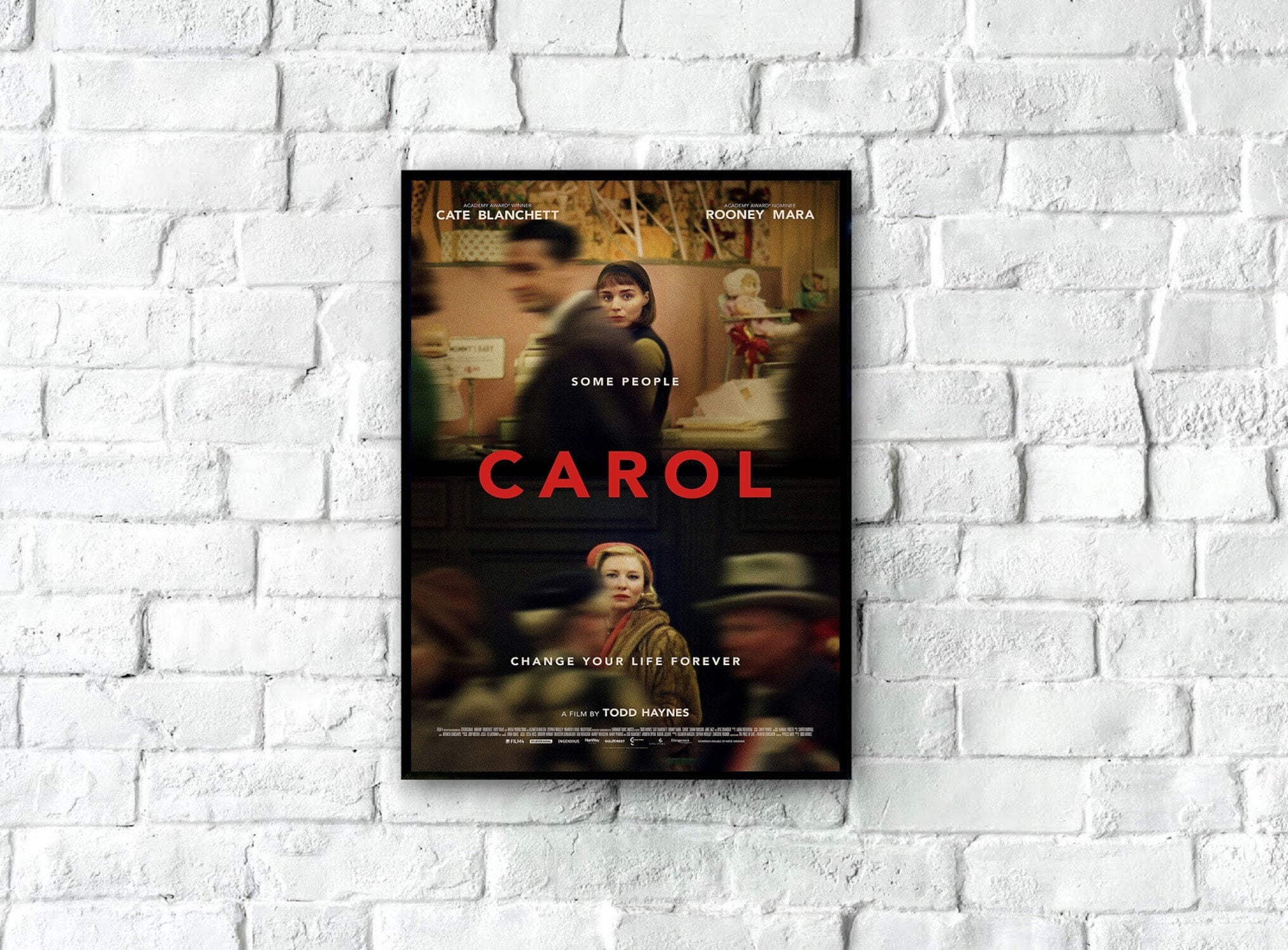POSTER Carol Movie Poster, Carol 2015 Movie Print, Carol Poster Print ...