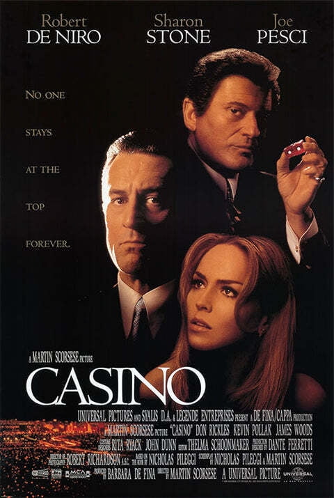 POSTER Casino Robert De Niro Sharon Stone Joe Pesci Poster Print-24x36 ...