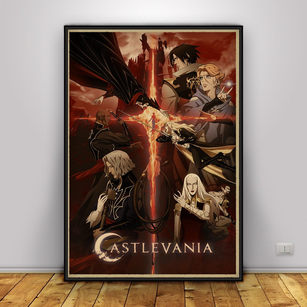 POSTER Castlevania Poster, Wall Art, Wall Prints, Home Decor, Kraft ...