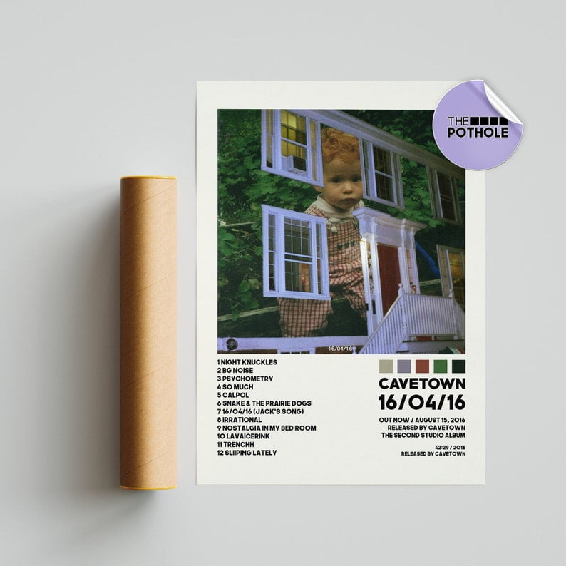 POSTER Cavetown Posters, 16/04/16 Poster, Album Cover Poster, Poster Print Wall Art, Poster ...