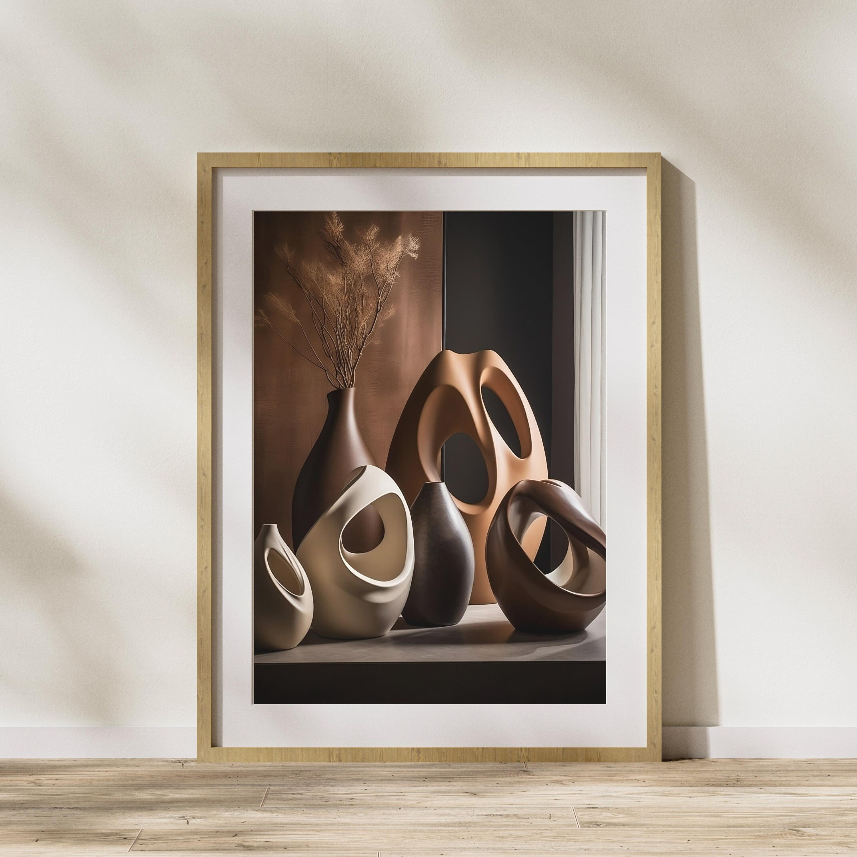 POSTER Ceramic Sculptures | Art Print, Abstract & Irregular Natural ...