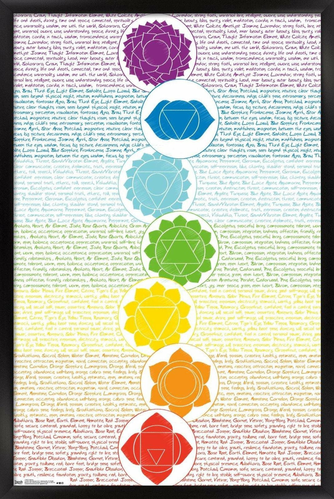 POSTER Chakras Poster-8x12-UNFRAMED - Walmart.com