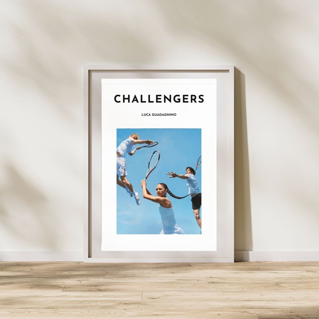 POSTER Challengers Inspired Art Print | Luca Guadagnino Poster ...