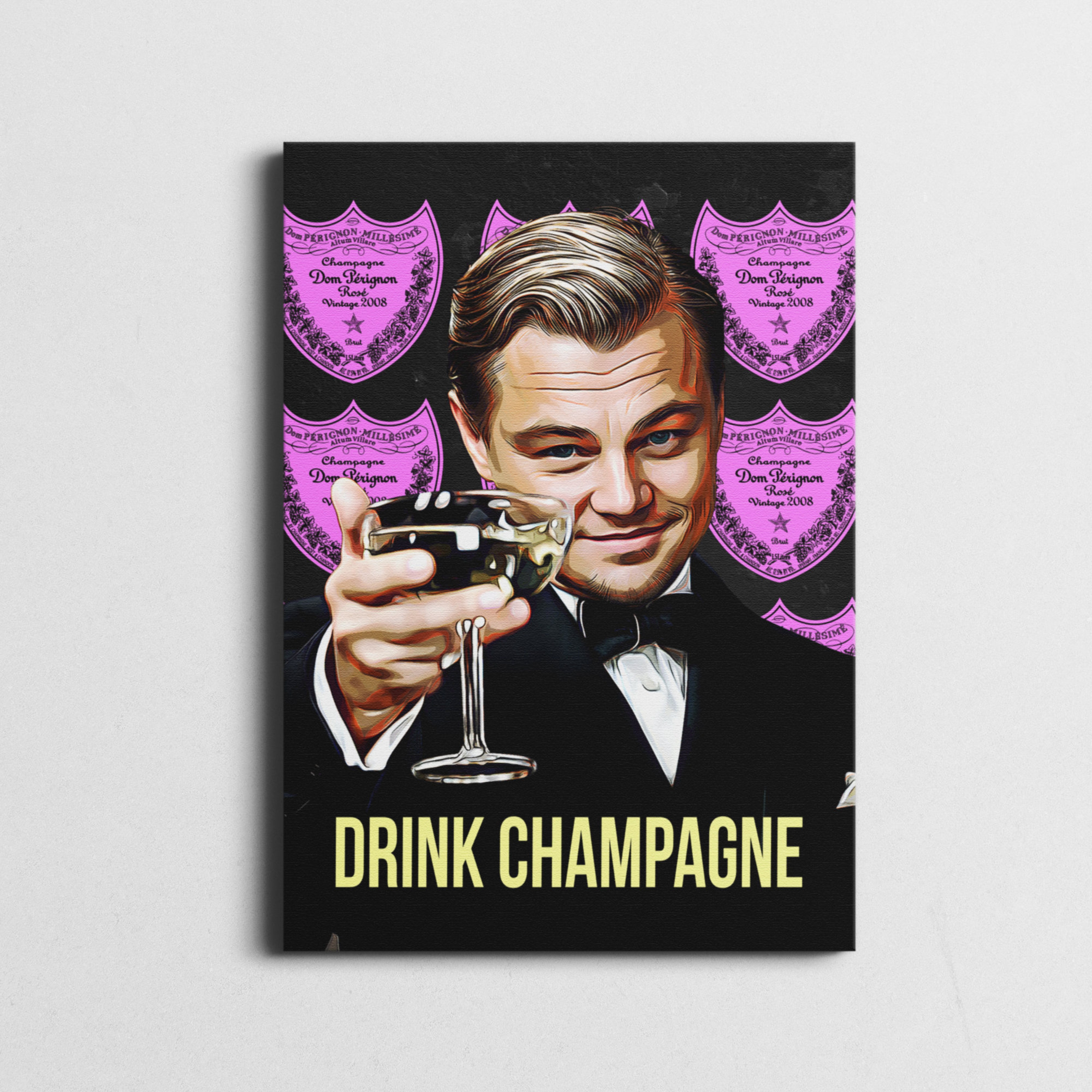 POSTER Champagne wall art, dom perignon print,dom perignon painting ...