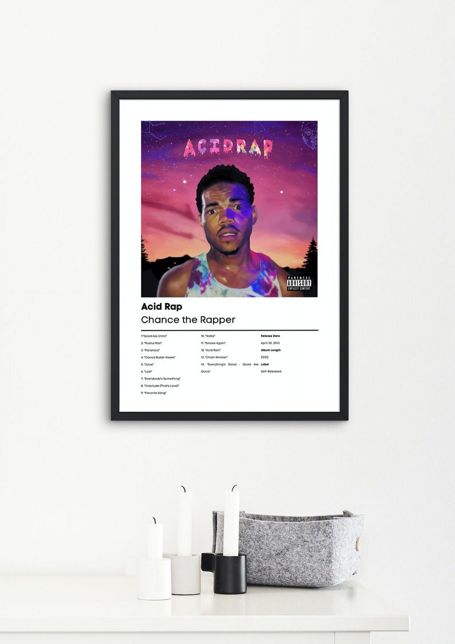 POSTER Chance The Rapper, Acid Rap | Acid Rap Music Gift | Birthday ...