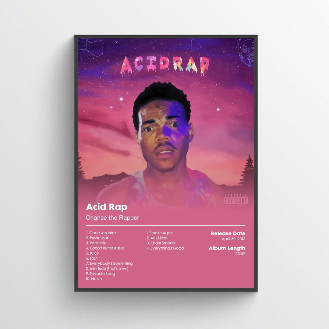 POSTER Chance The Rapper - Acid Rap - Album Poster-UNFRAMED - Walmart.com