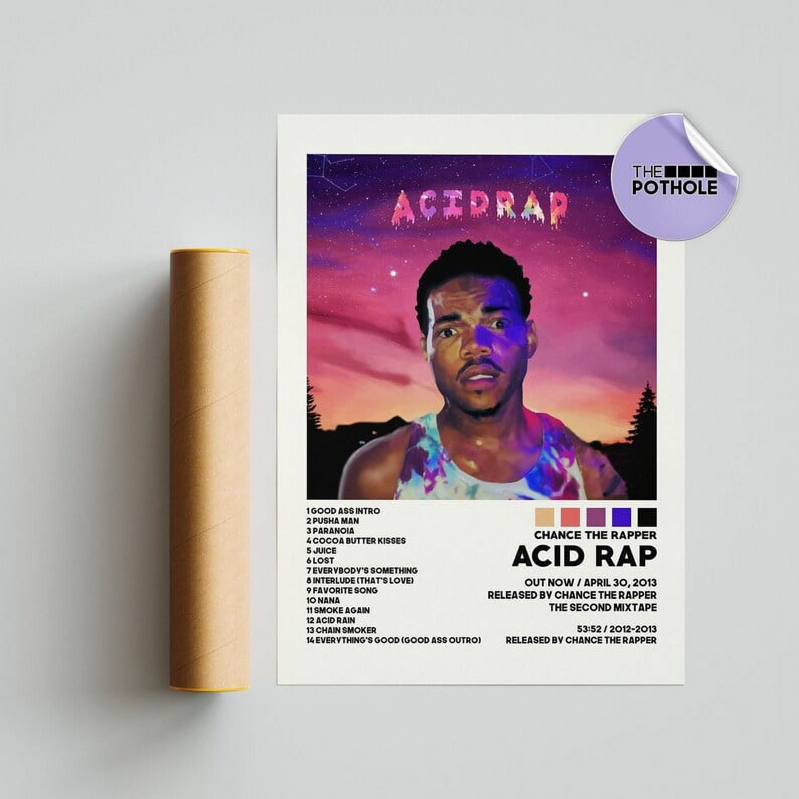 POSTER Chance the Rapper Posters / Acid Rap Poster, Tracklist Album ...