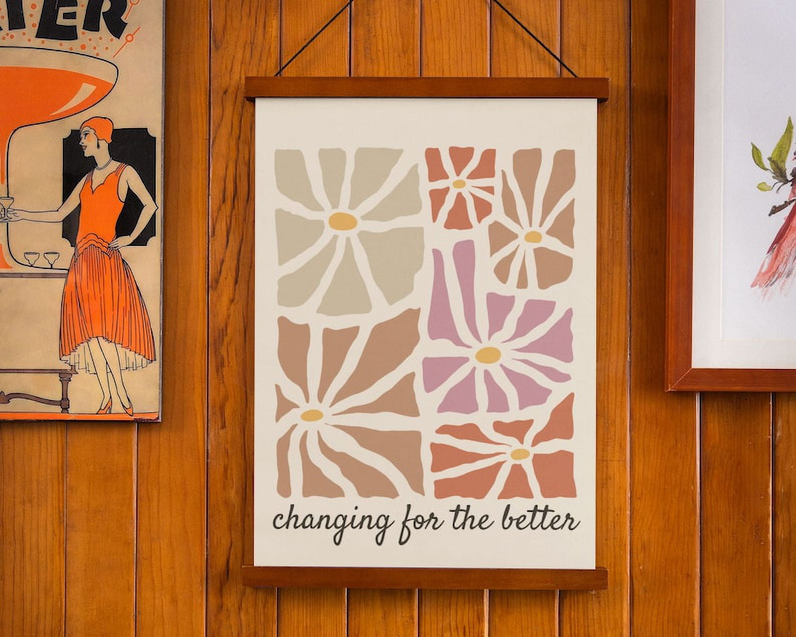 POSTER Changing For The Better Poster August Poster Preppy Y2k Art Self ...