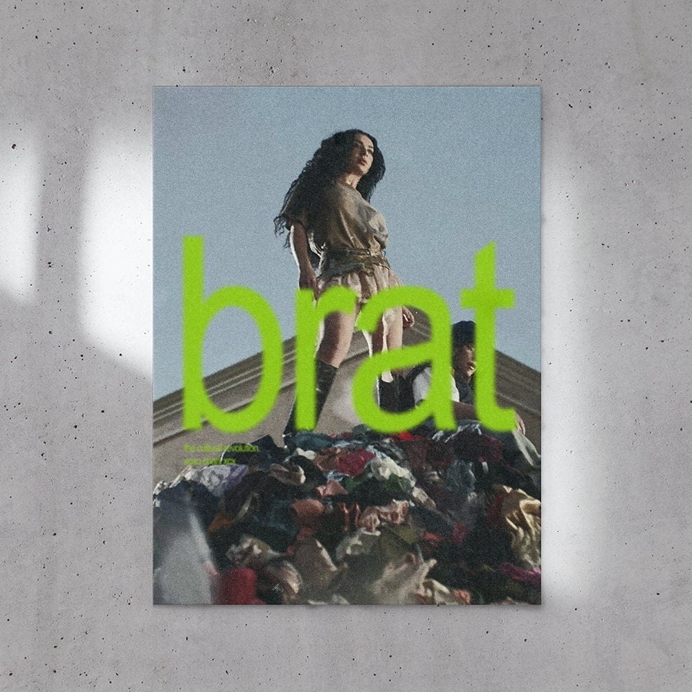 POSTER Charli XCX Brat Poster , Original Design, Wall Art, Poster Wall ...