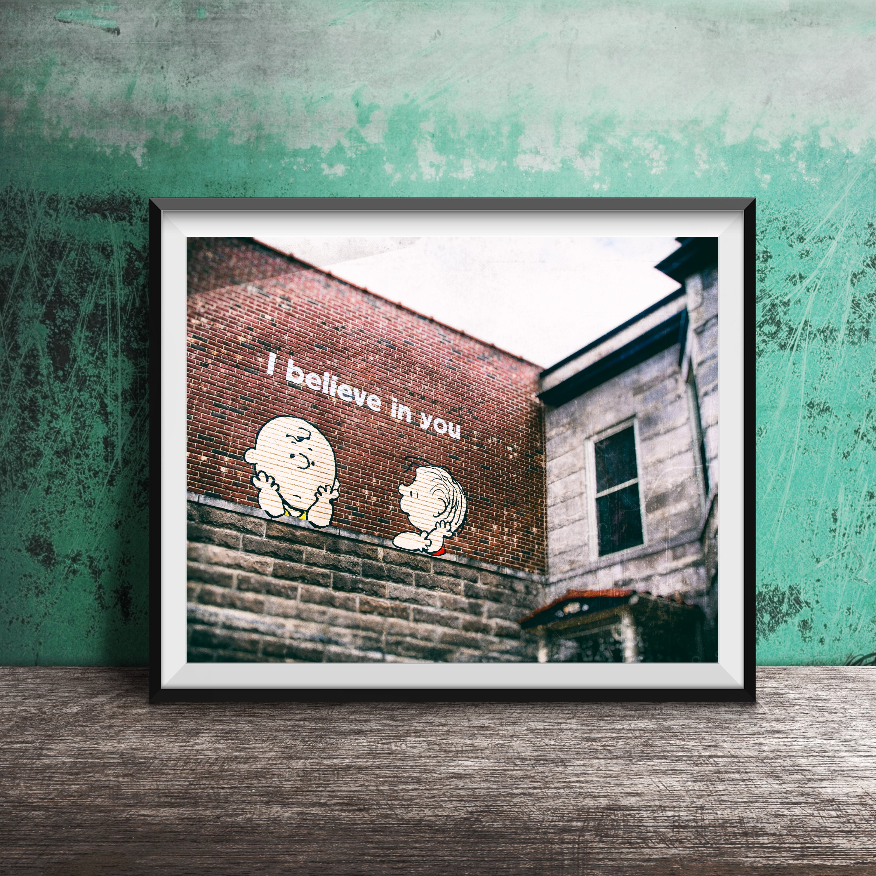 POSTER Charlie Brown - Peanuts Street Art - Photography Print - Art ...