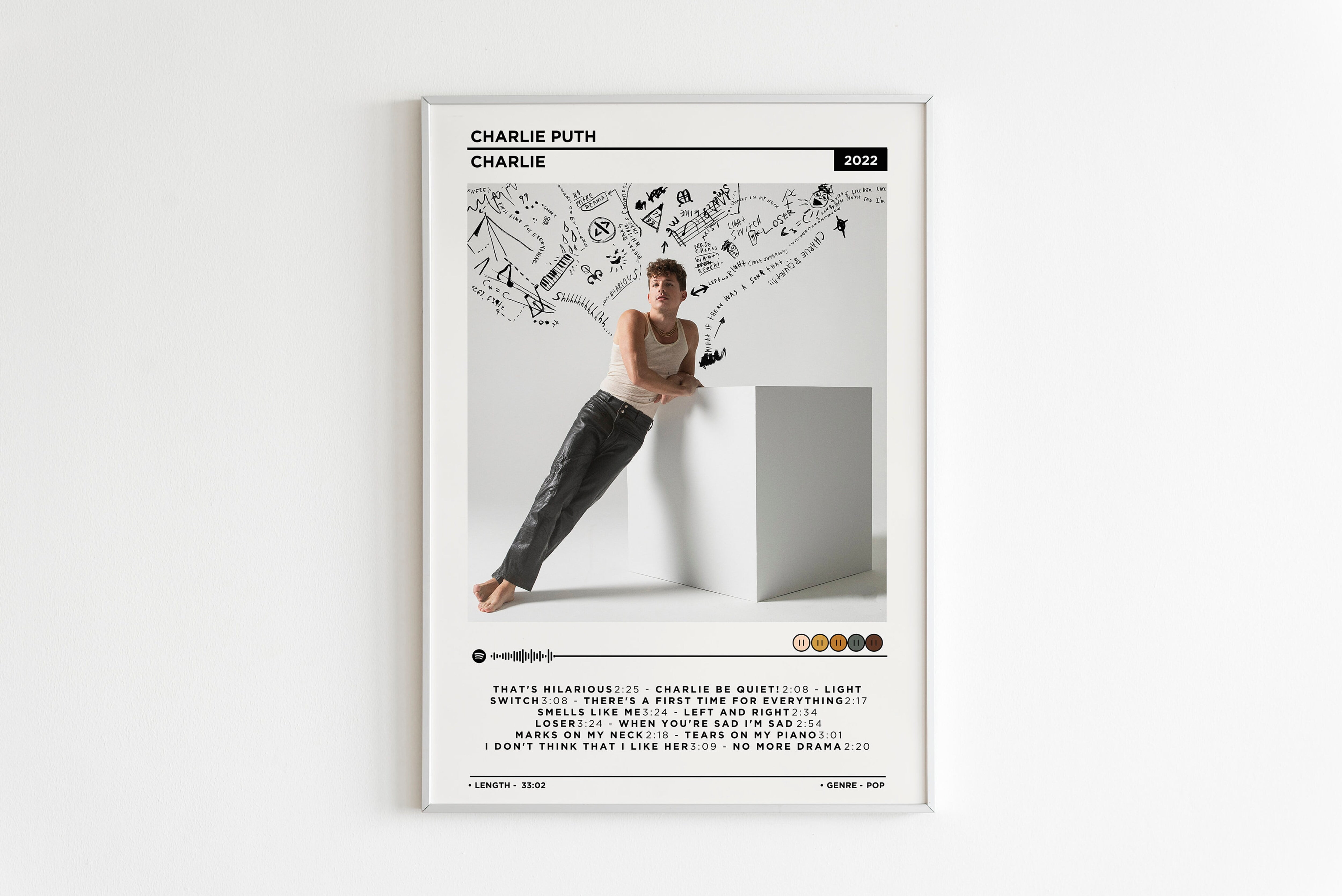 POSTER Charlie Puth - Charlie Album Poster / Album Cover Poster / Music ...