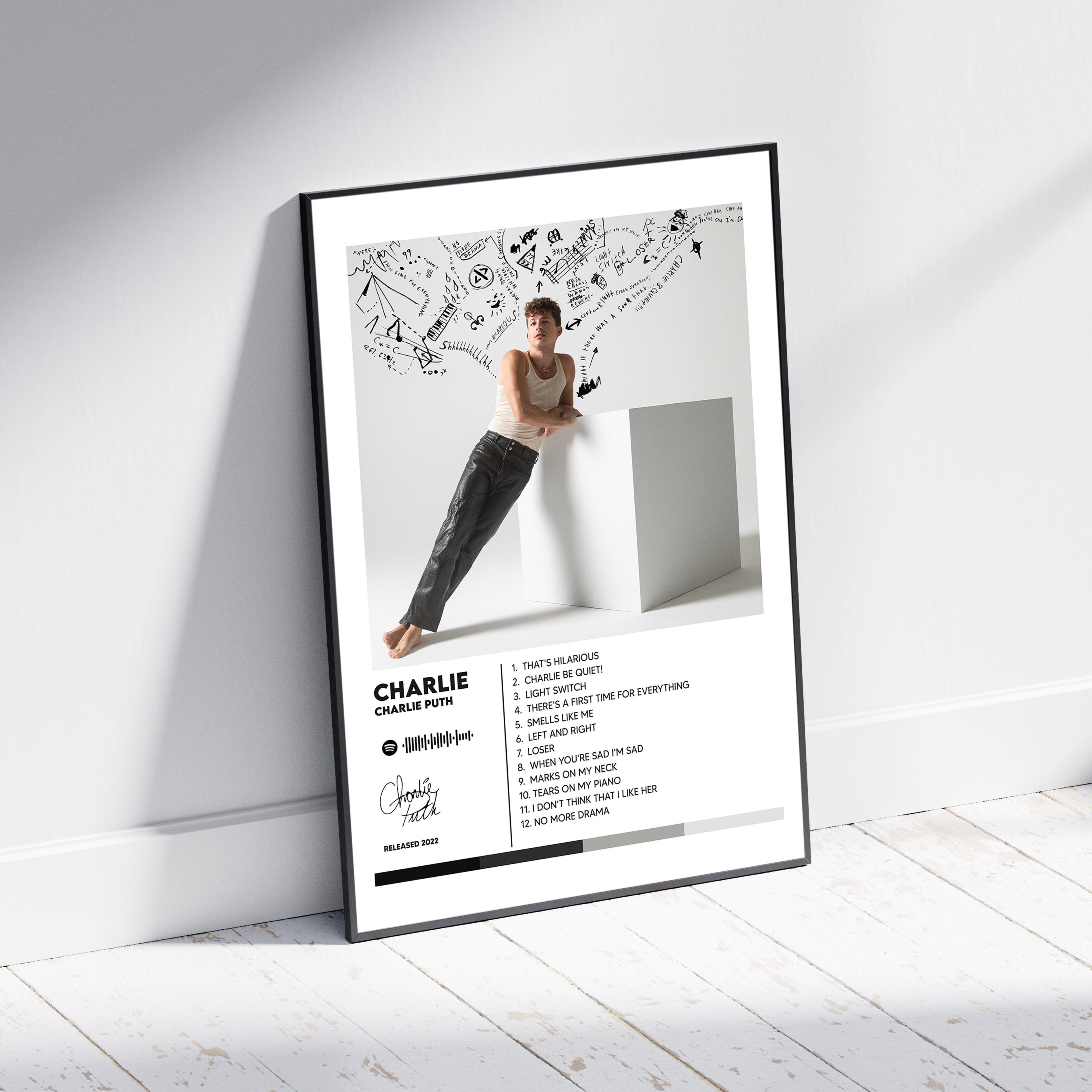 POSTER Charlie Puth - Charlie Album Poster / Album Cover Poster / Music ...