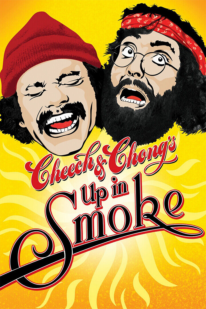 POSTER Cheech and Chong Smoking in Van Decor Wall Art Print - POSTER ...