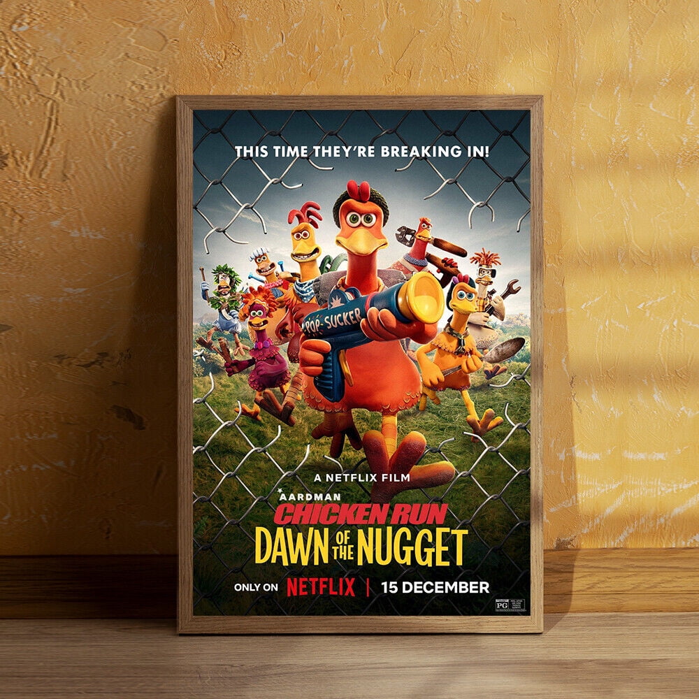 POSTER Chicken Run: Dawn of the Nugget Movie Poster Cartoon Poster ...