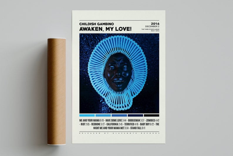 POSTER Childish Gambino Posters / Awaken, My Love! Poster / Album Cover Poster / Poster Print ...