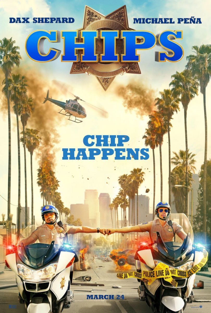 POSTER Chips - original DS movie poster - Adv Dax Shepard , Michael ...