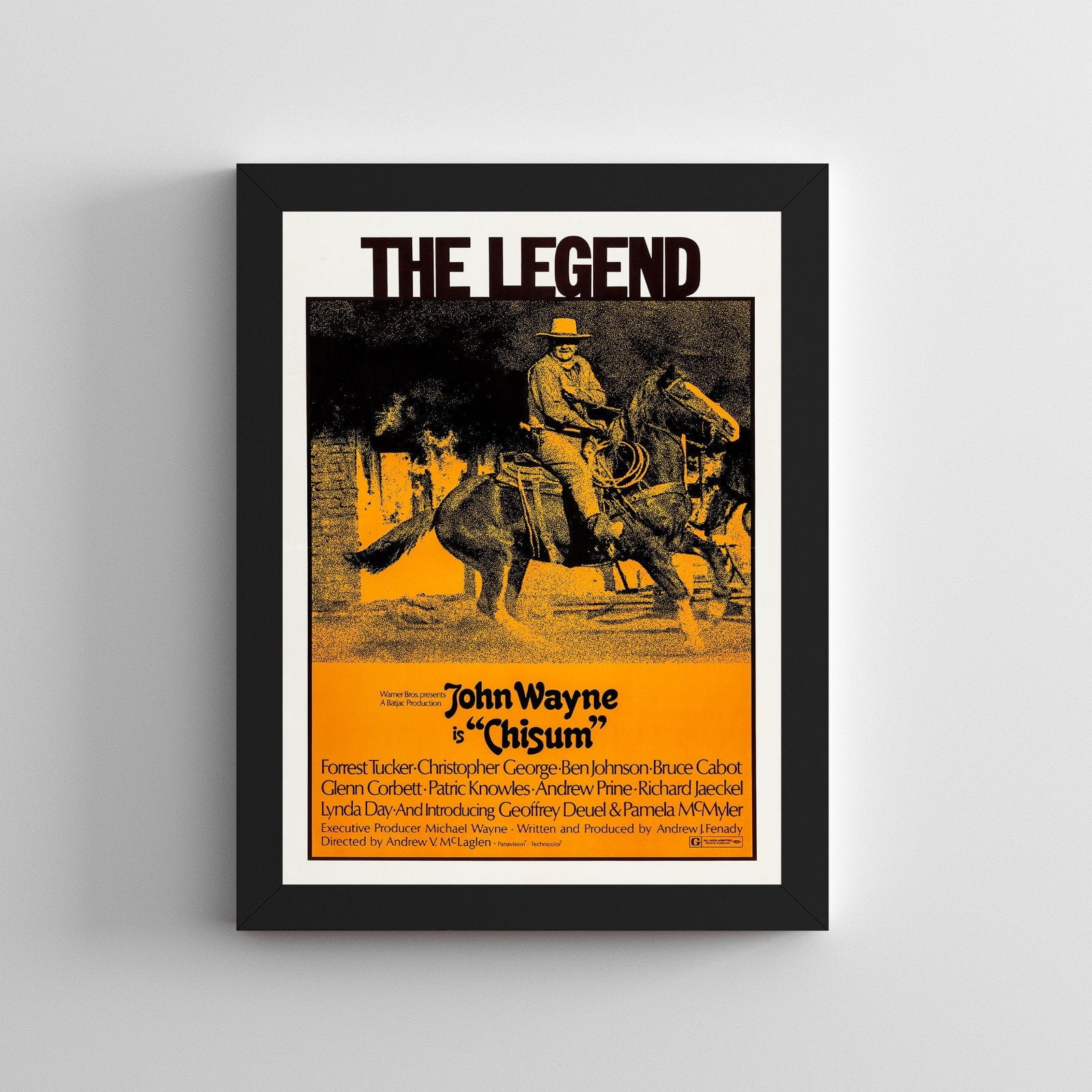 POSTER Chisum John Wayne Western Film / Movie Poster -UNFRAMED ...