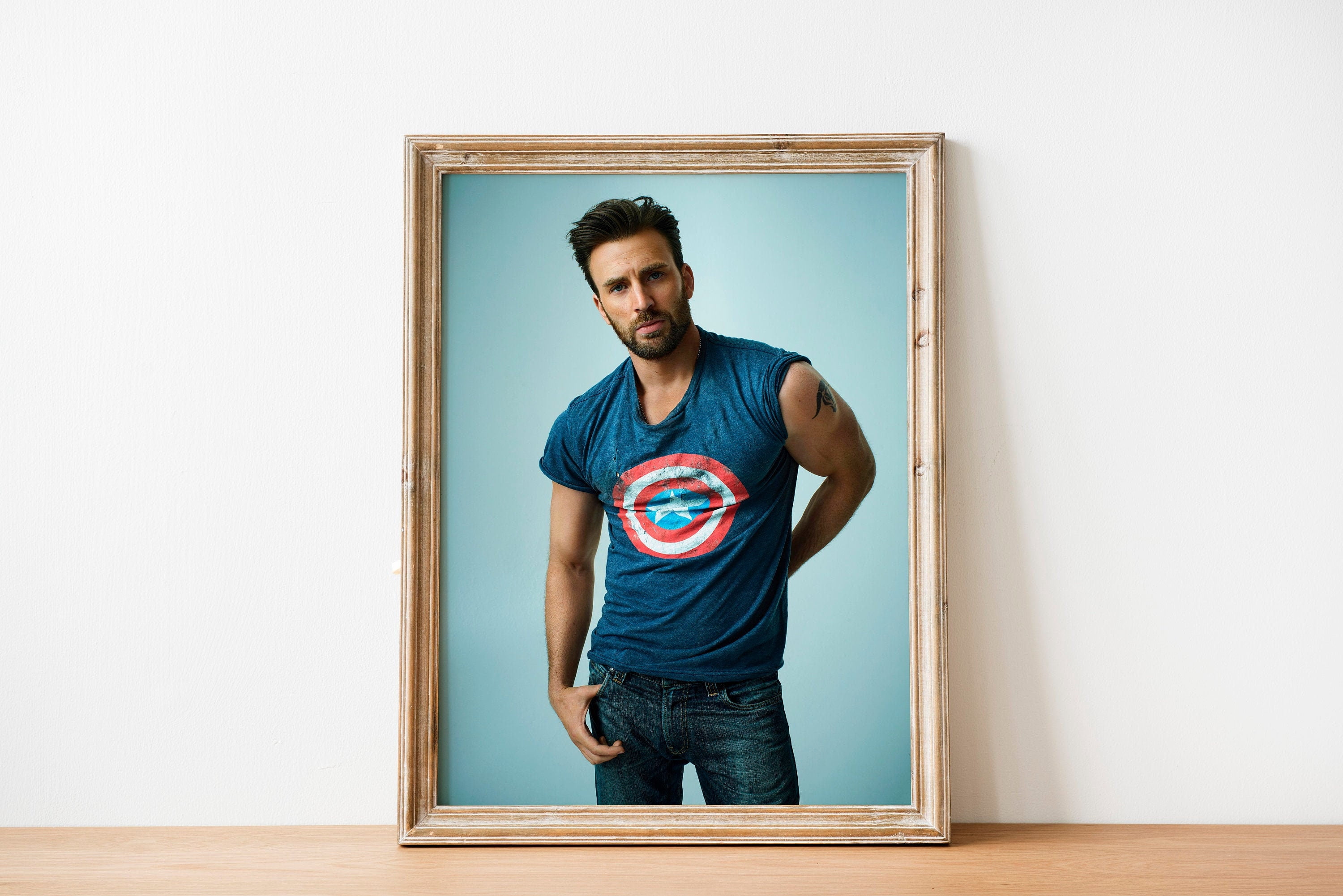 POSTER Chris Evans Poster, Captain America Foto, Stars and Celebrities ...