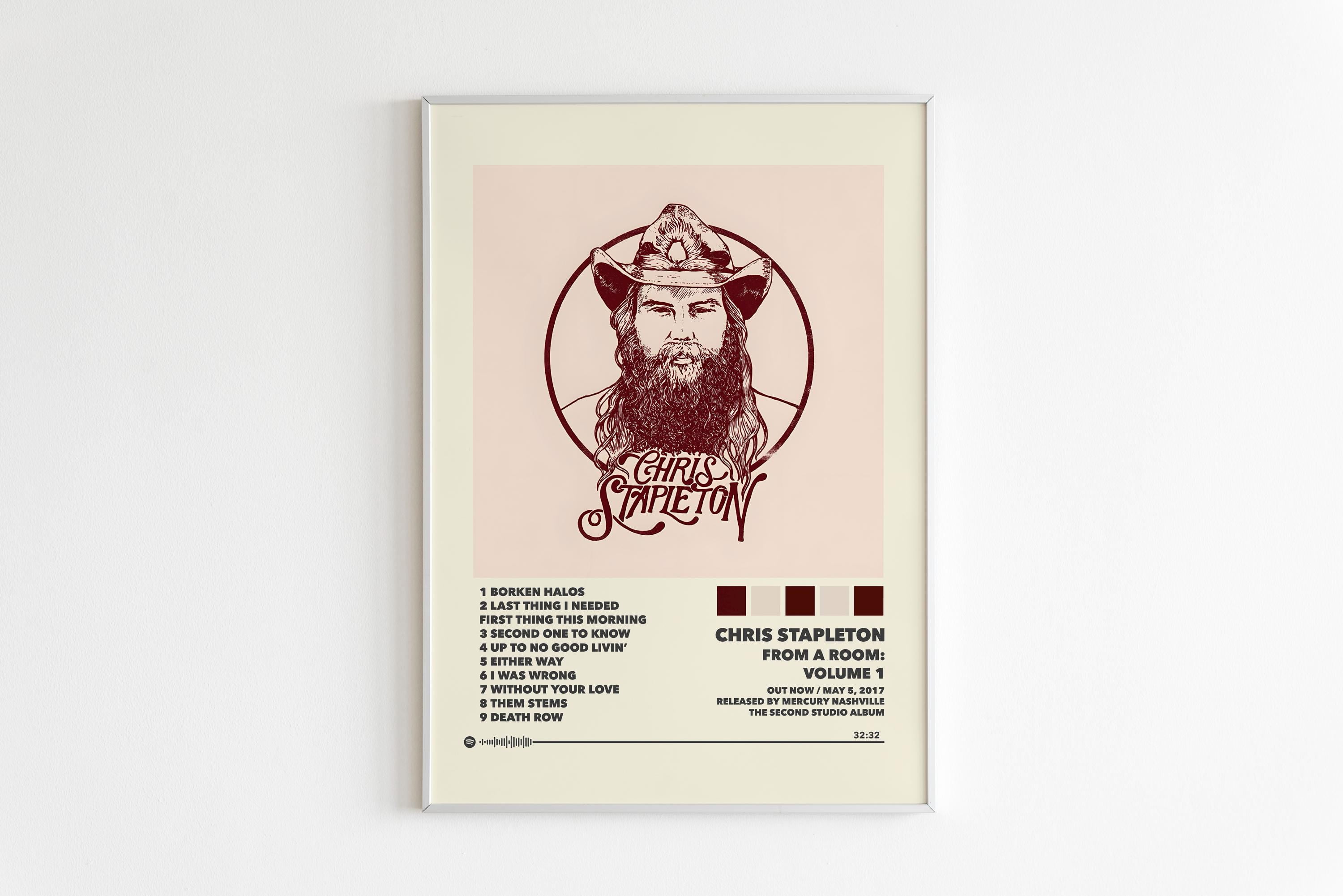 POSTER Chris Stapleton Posters / From a room volume 1 Poster ...