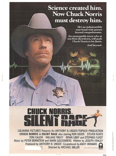 POSTER Chuck Norris Silent Rage Movie Poster Print-8x12-UNFRAMED ...