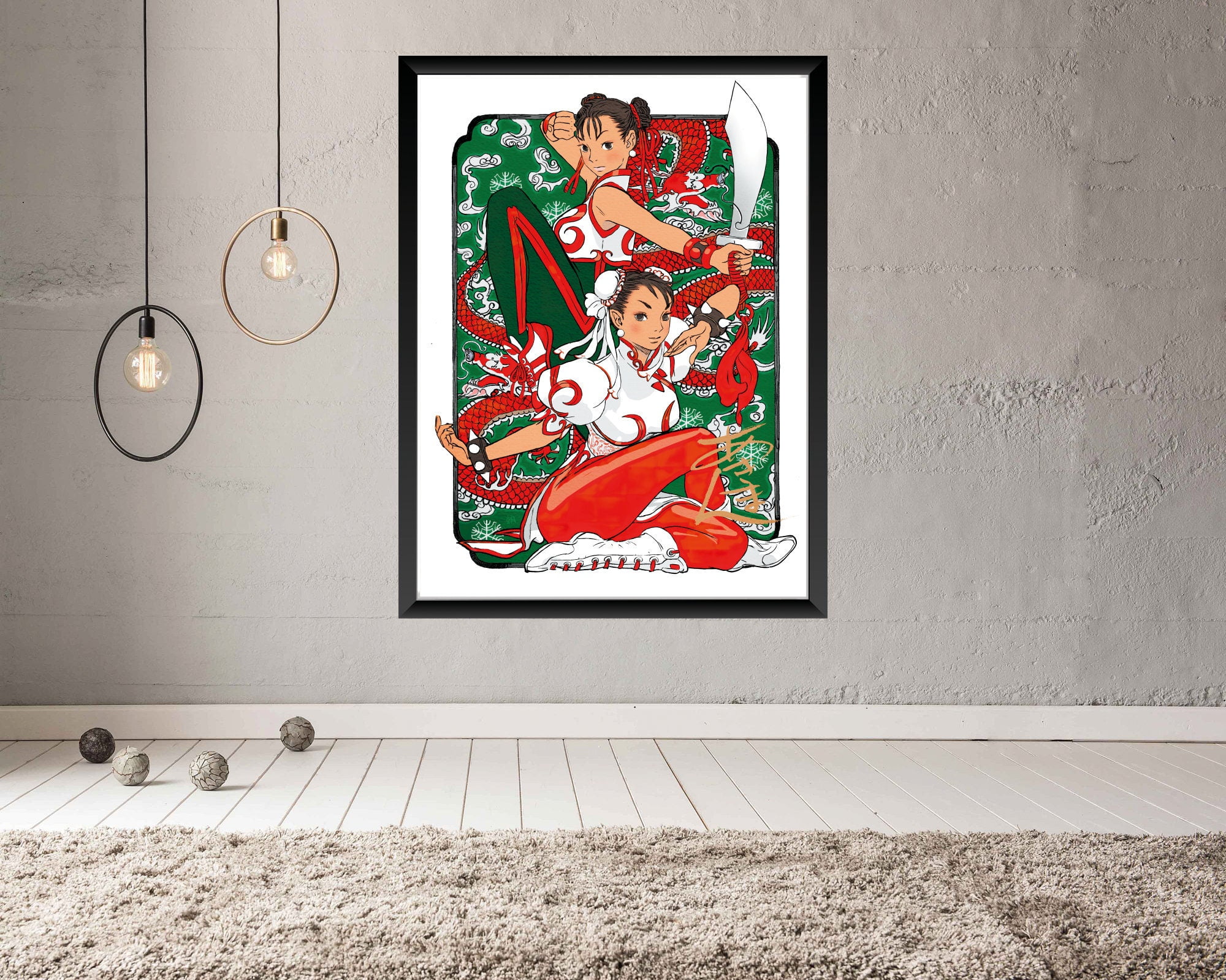 POSTER Chun-Li Arcade Video Game Poster-UNFRAMED - Walmart.com