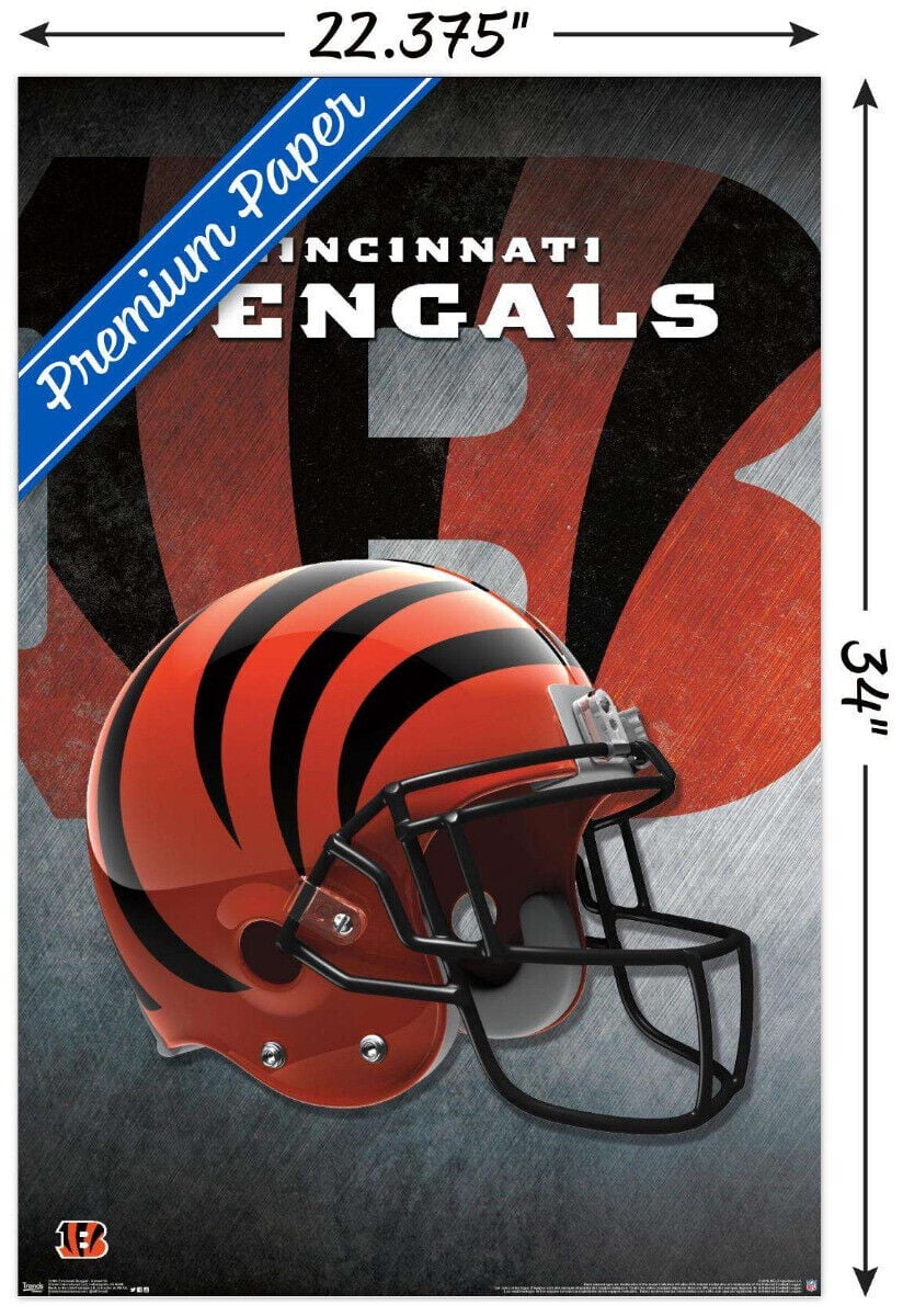 POSTER Cincinnati Bengals - Helmet 16 Poster-12x18-UNFRAMED - Walmart.com