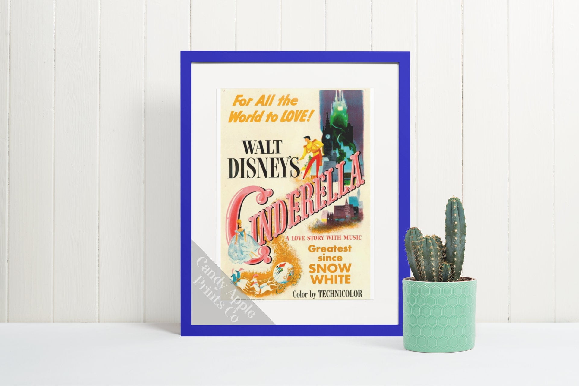 POSTER Cinderella Animated Movie Poster - Walt Disney Poster, Walt ...