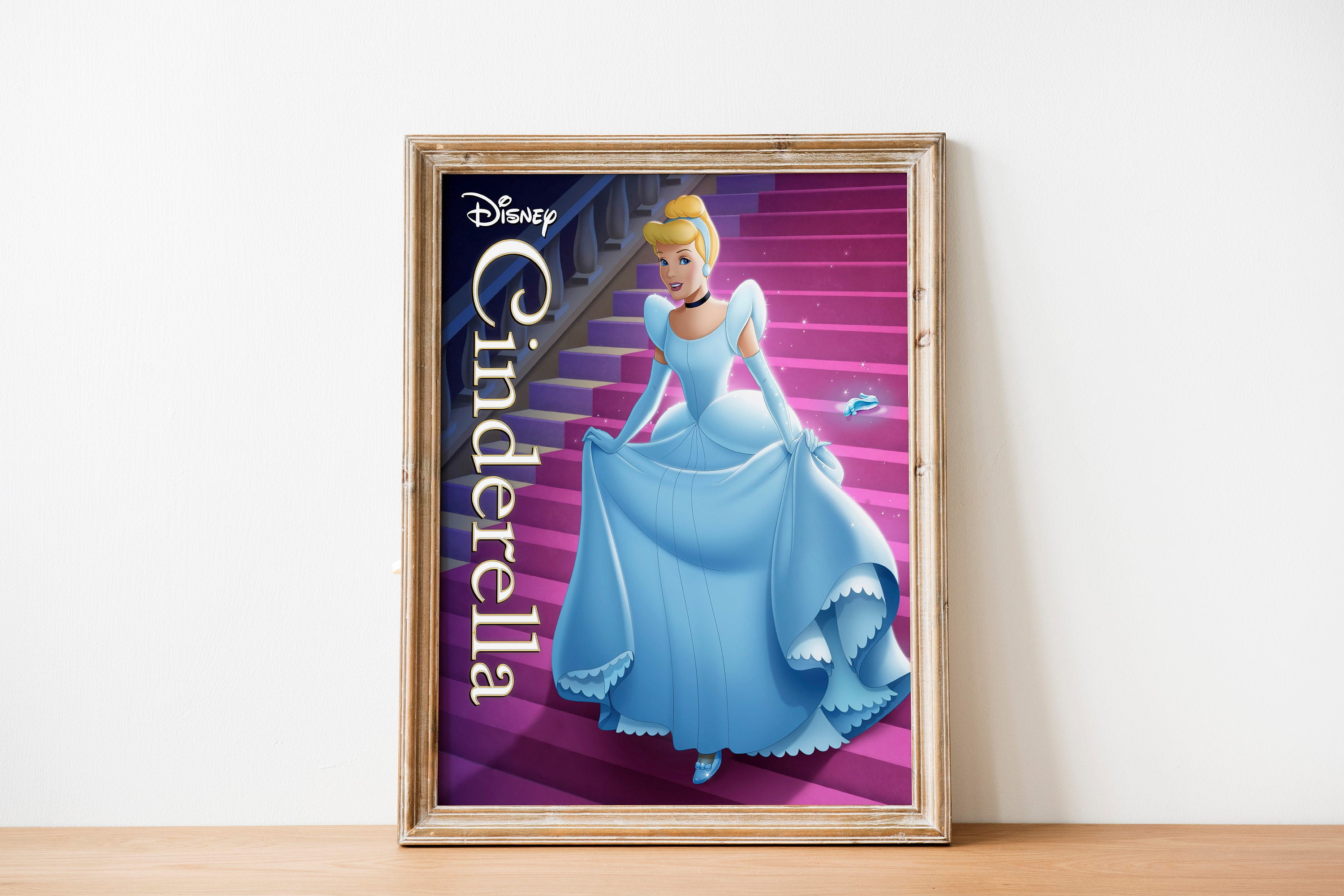 POSTER Cinderella Poster, Wall Decor in Game Room, Printable Poster ...
