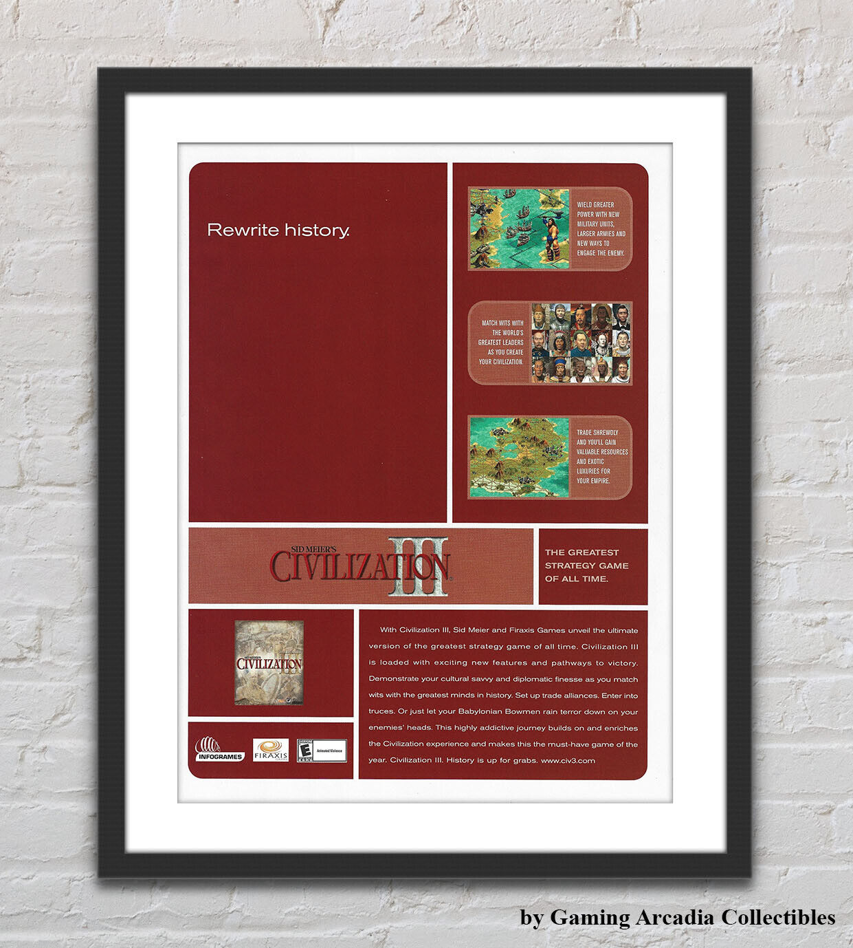 POSTER Civilization III PC Poster-8x12-UNFRAMED - Walmart.com