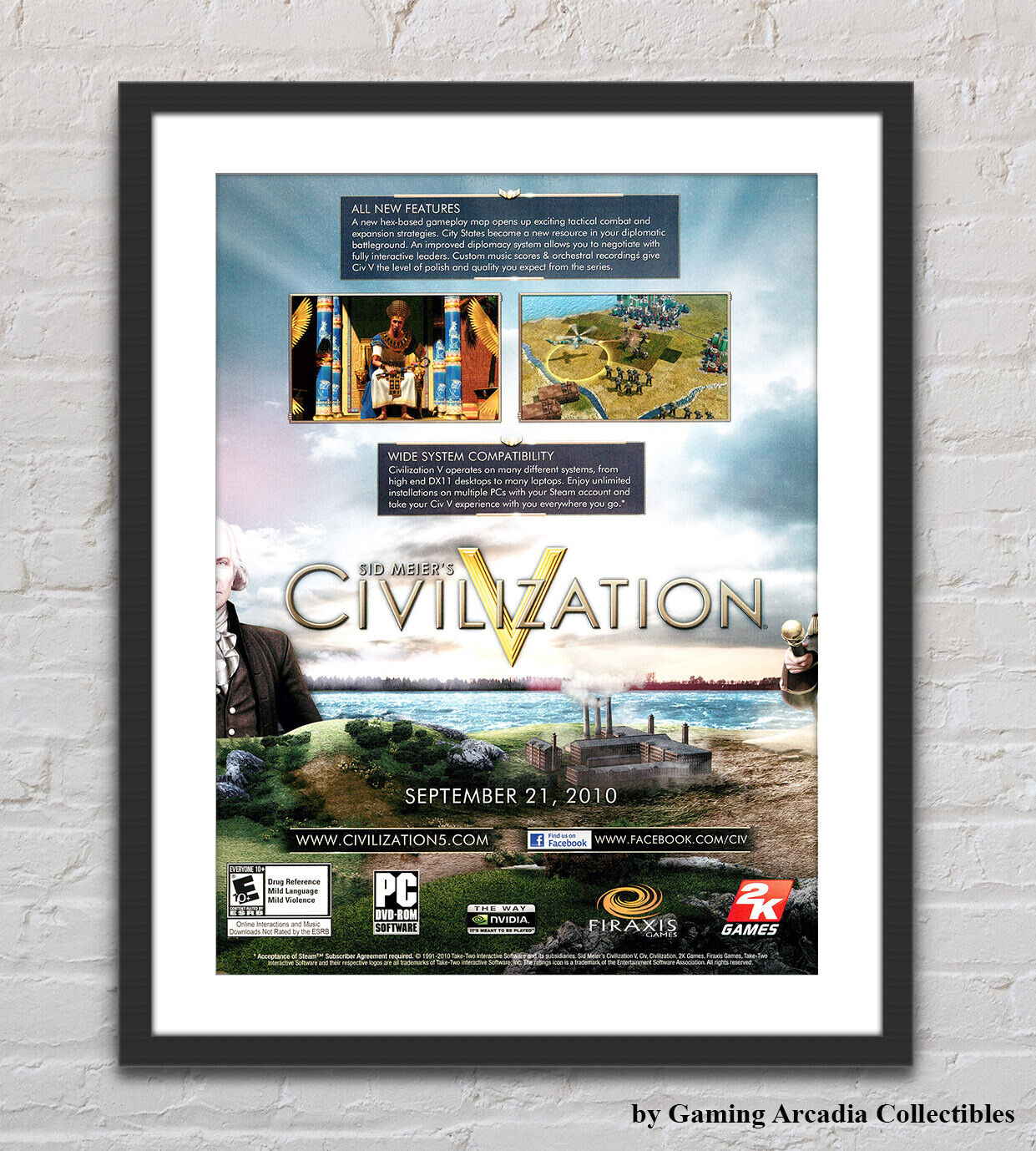 POSTER Civilization V PC Poster-24x36-UNFRAMED - Walmart.com