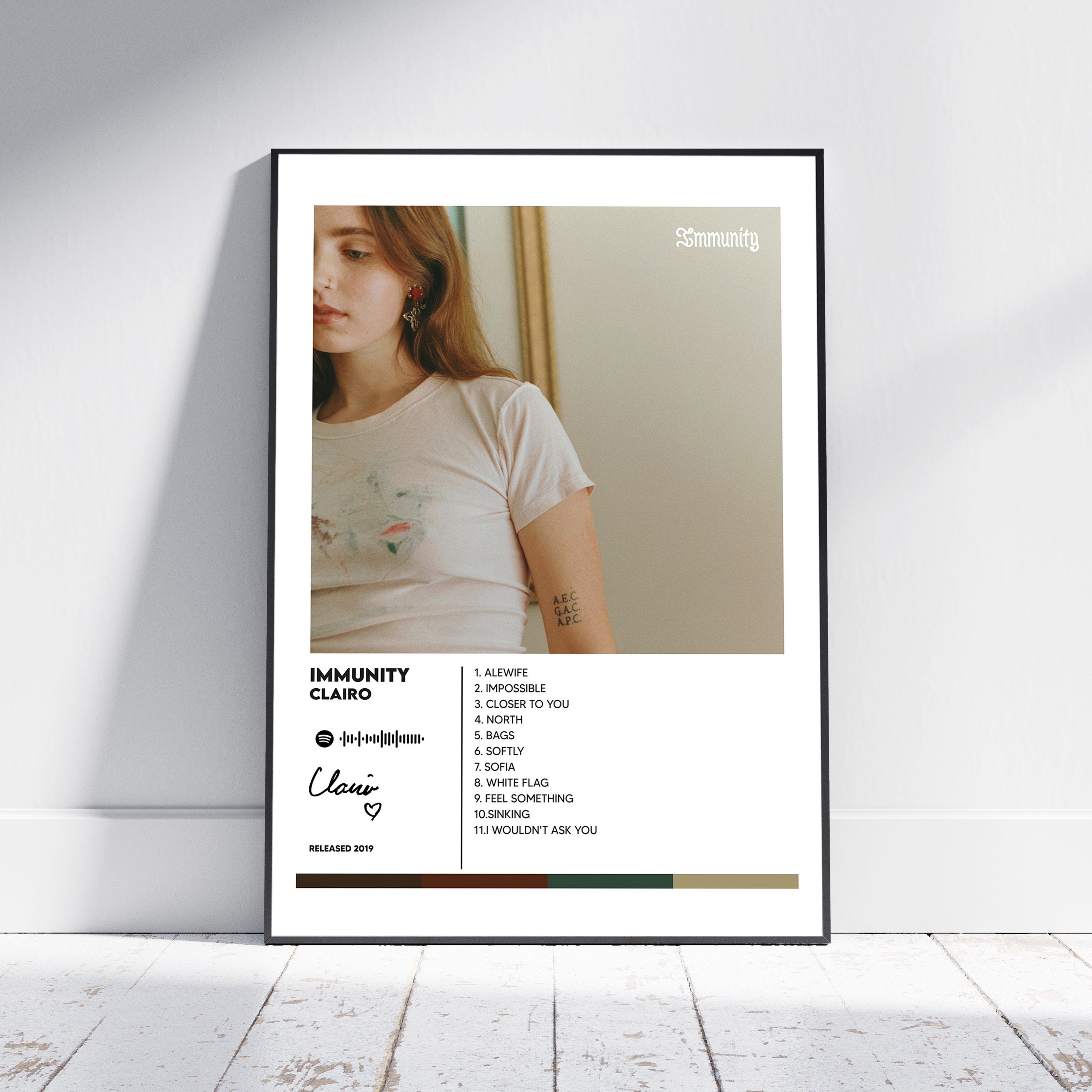 POSTER Clairo - Immunity Album Poster / Album Cover Poster / Music Gift ...