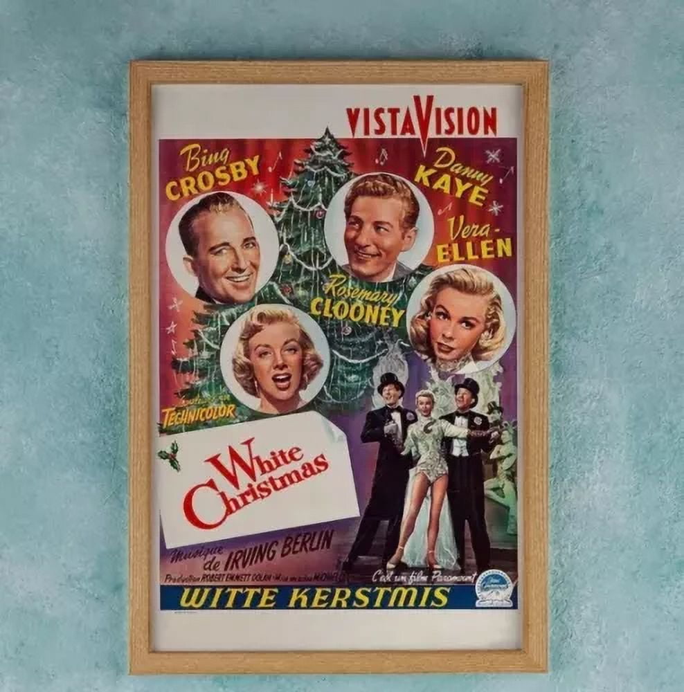 POSTER Classic Christmas Poster, 1954 Film Art, Holiday Wall Art ...