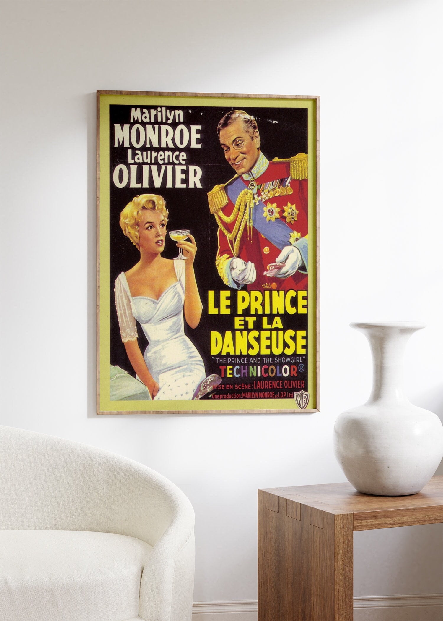 POSTER Classic Hollywood Film Art, Vintage Exhibition Poster, Marilyn ...