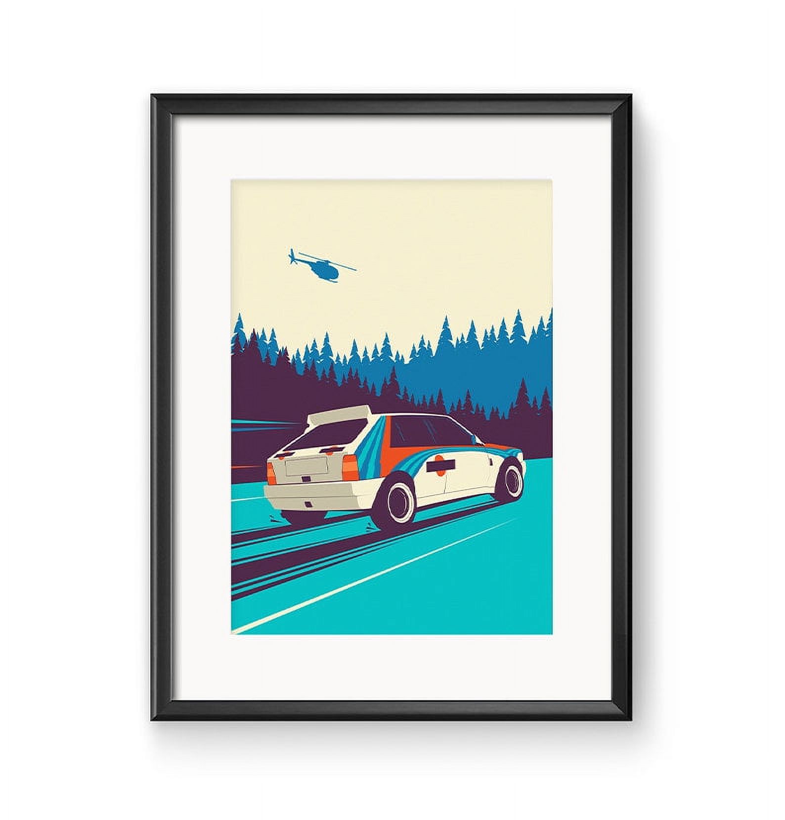 POSTER Classic Rally Cars Poster Print - Group B Rally - World Rally ...
