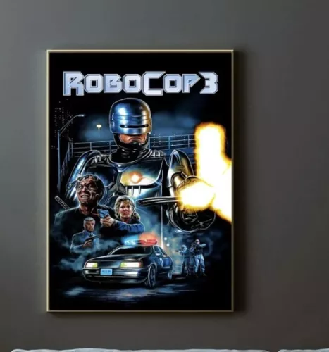 POSTER Classic Sci-Fi Poster, RoboCop-Inspired Artwork, Retro Action ...